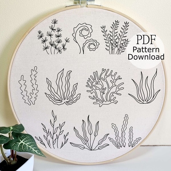 Coral Embroidery - Etsy