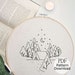 Camping Embroidery Design, Outdoor Embroidery PDF, Hand Embroidery for ...