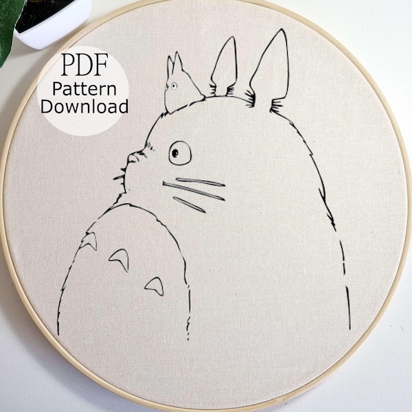Ghibli Embroidery - Etsy