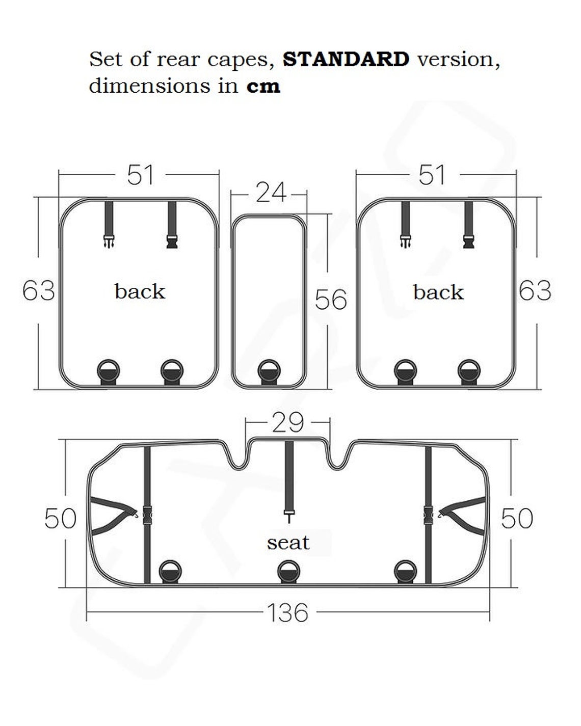 Premium Car Seat Covers With an Anti-slip Coating for Aesthetic ...