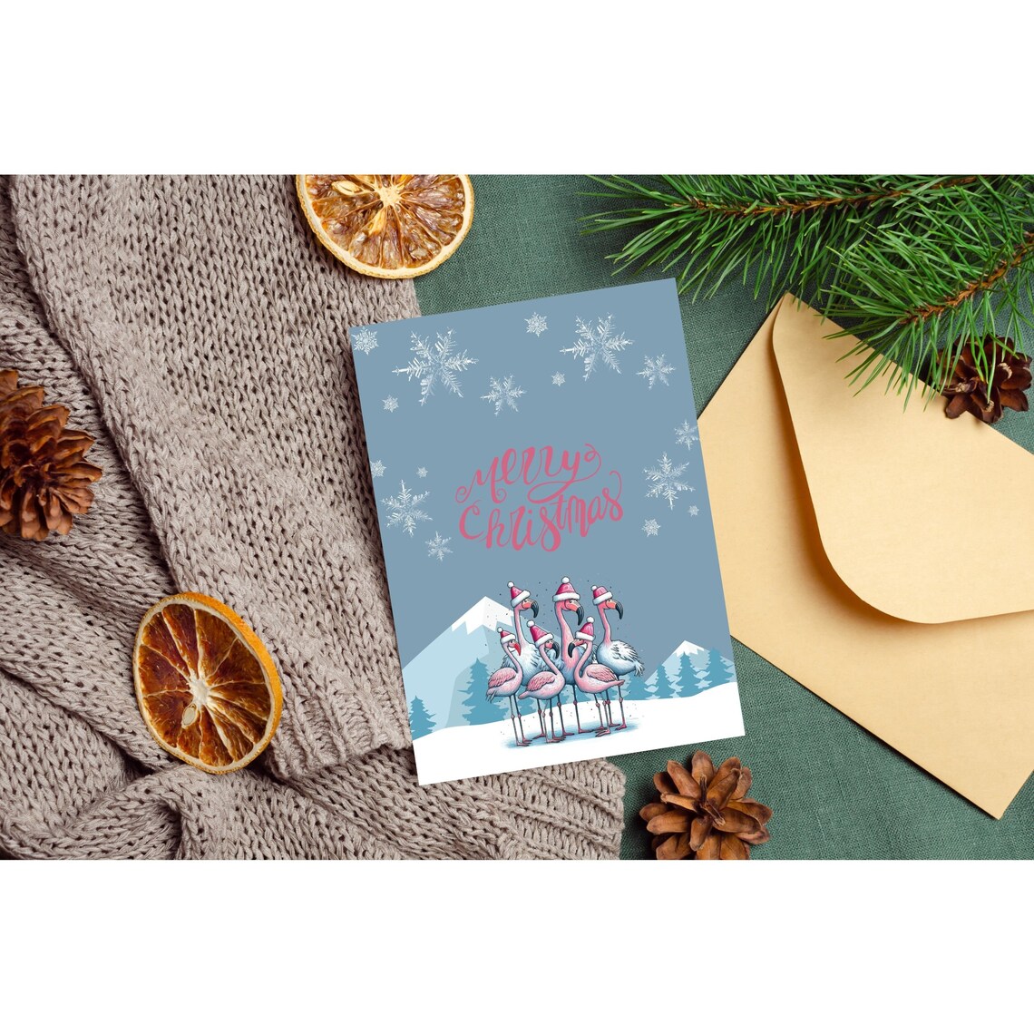 Christmas Card, Digital Download Printable, Happy Holiday, New Year ...