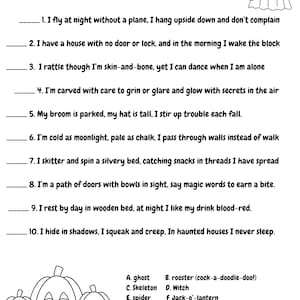 Halloween Jokes & Riddles Printable Pack. - Etsy