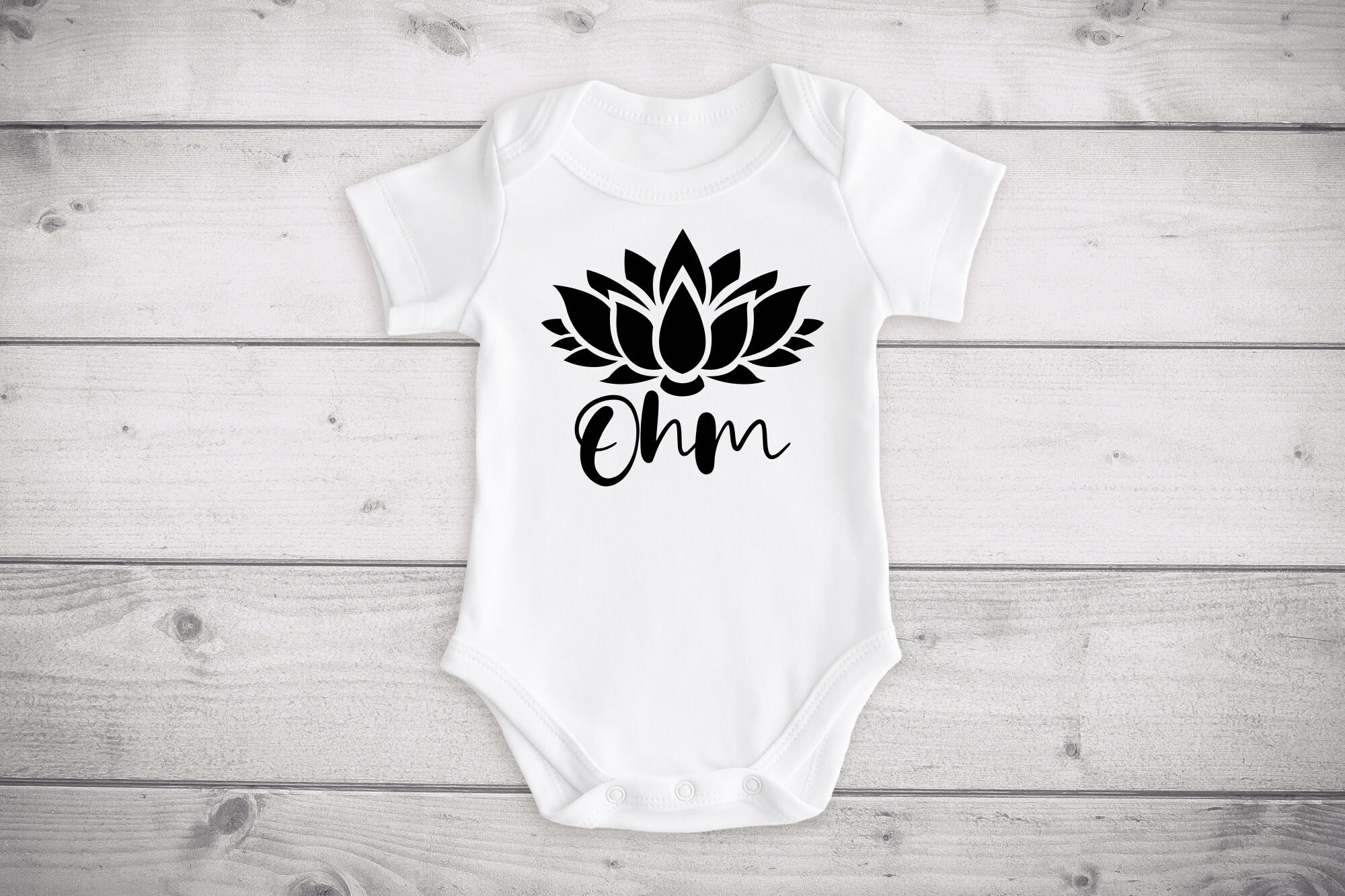 Ohm Lotus Svg Png Dxf Files for Personal Crafts Yoga - Etsy