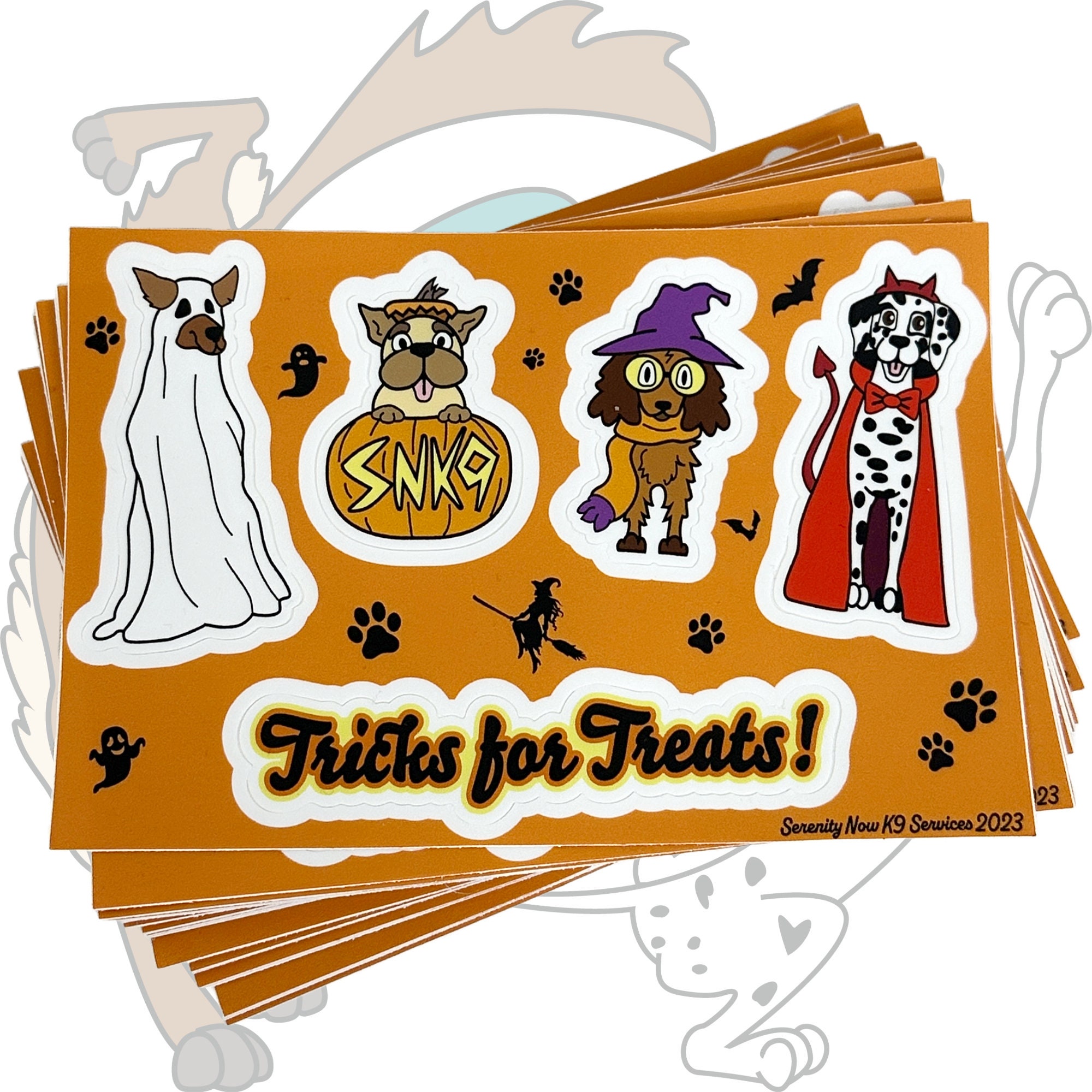 Halloween Dog Breeds Sticker Sheet - Fun Party Favors for Kids - Etsy