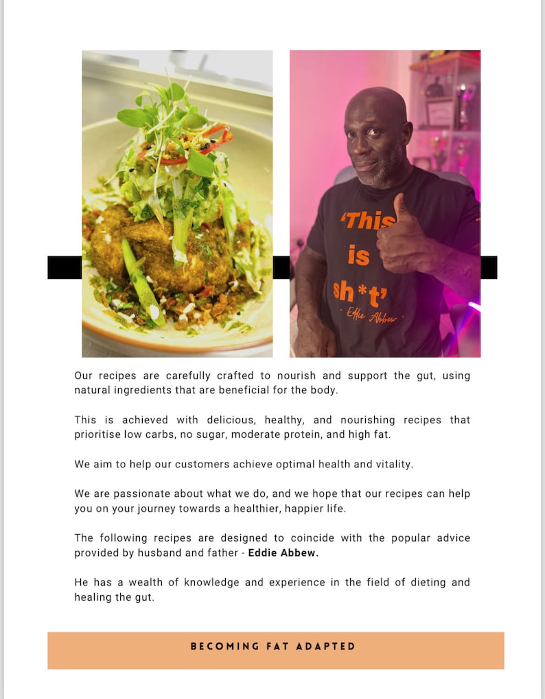 Becoming Fat Adapted Cookbook: Gluten-free Recipes (ebook) - Etsy