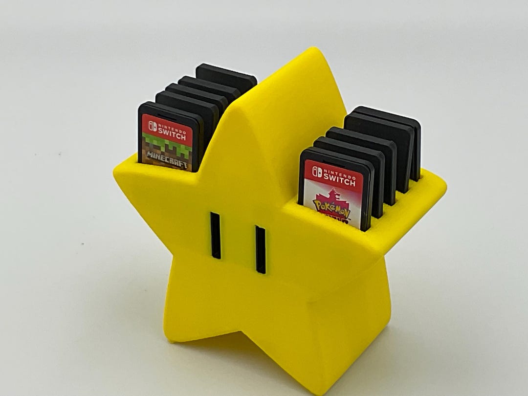 Mario Star - Nintendo Switch Display Stand Display Game up to 10 ...