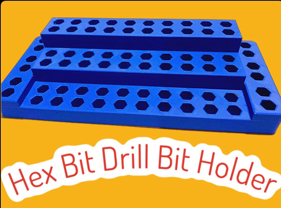 Hex Bit Holder 72 Peice Capacity Screwdriver, Impact Driver and Drill ...