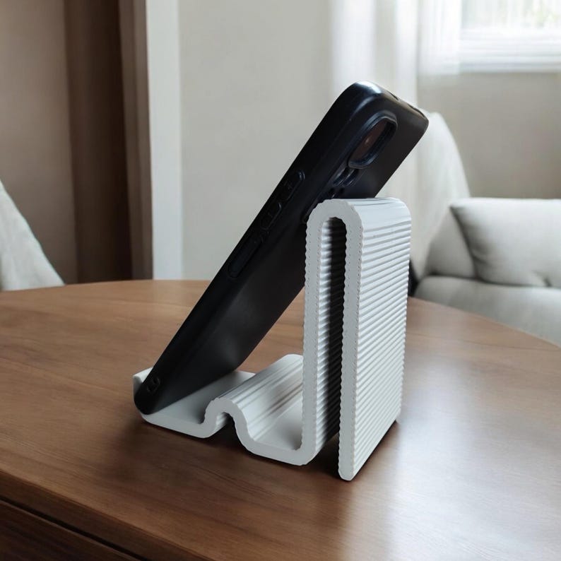 Phone Stand Modern Sleek Phone Holder - Simple Minimalist - Mobile ...
