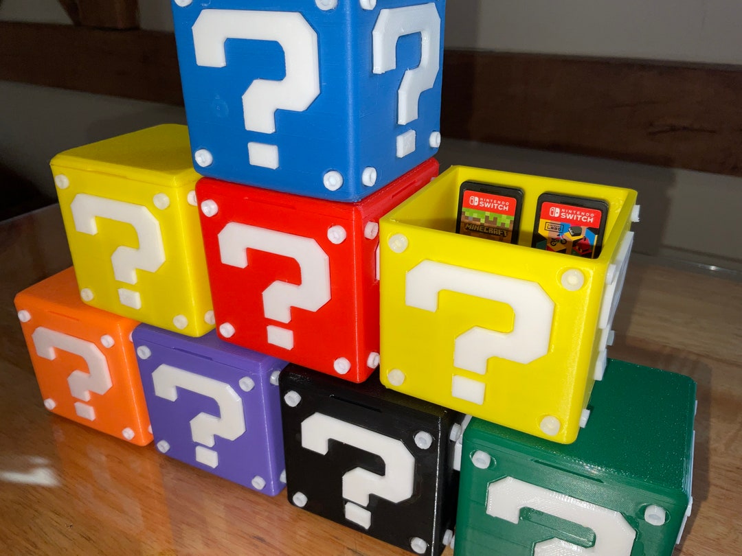 Mario Question Block High Quality Nintendo Switch Accessory Game ...