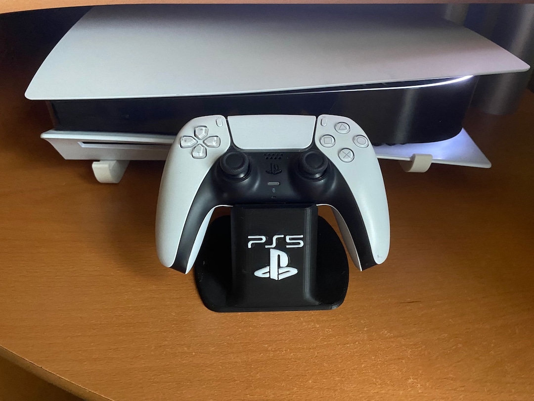 PS5 Controller Display Mount Stand Holder Black Modern Simplistic ...