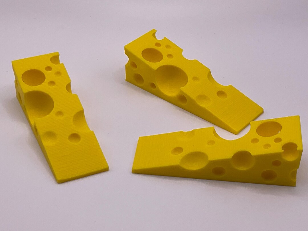 1 Pc Door Stop Novelty -fun- Office Door Cheese Wedge Stop Stopper Home ...