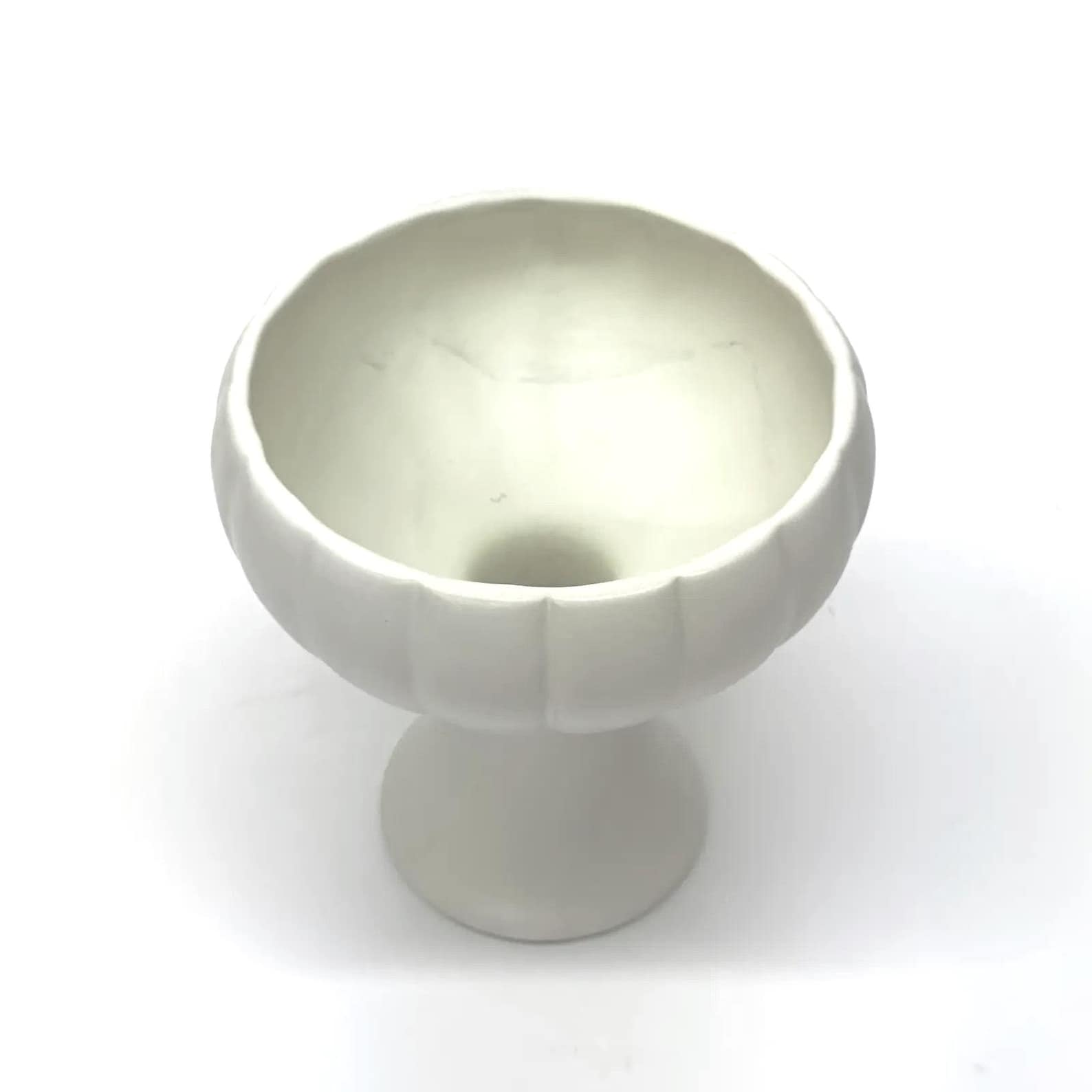 White Fluted Ceramic Planter Curation - Group of 3 - Etsy