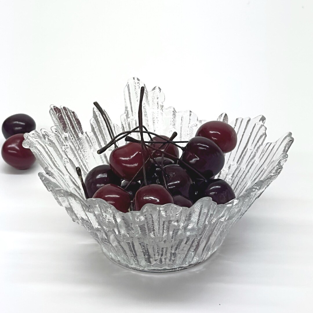 Northern Lights Revontulet Ice Glass Bowl by Tauna Wirrkala for ...