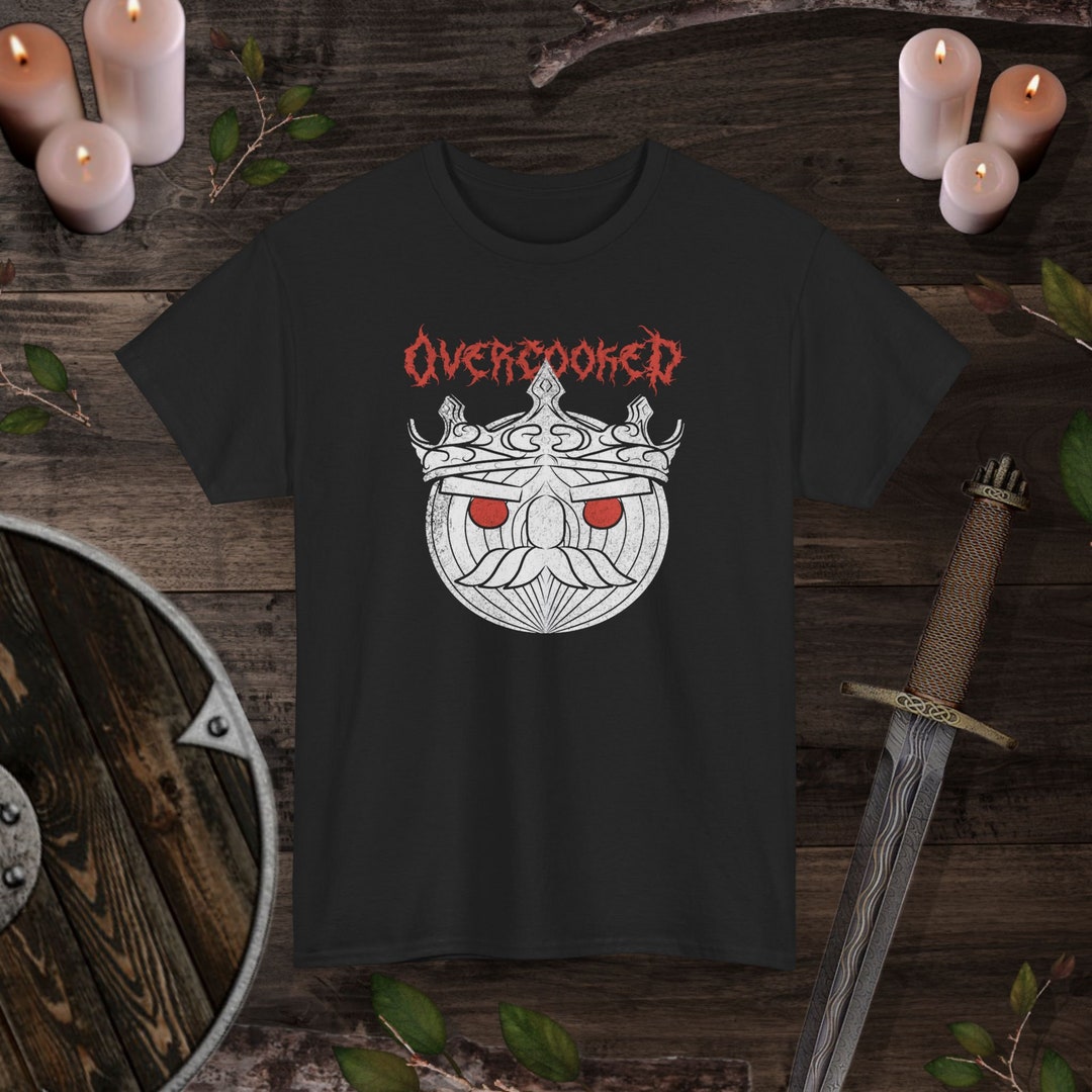 Overcooked Onion King Death Metal Shirt Video Game, Gamer, Gaming ...