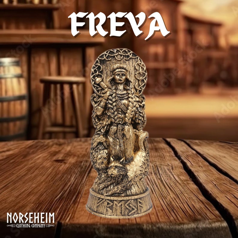 Norse Gods Statues Viking Thor Odin Loki Freya Norse - Etsy