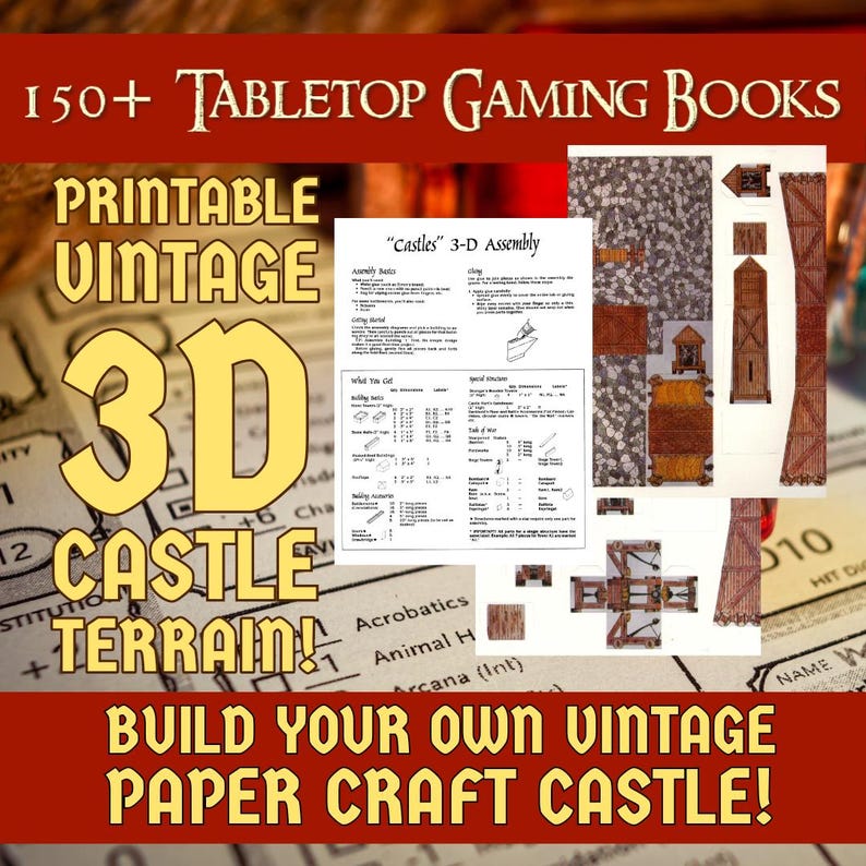 150+ Tabletop RPG Pdfs Digital Download– Campaigns, Character Sheets ...