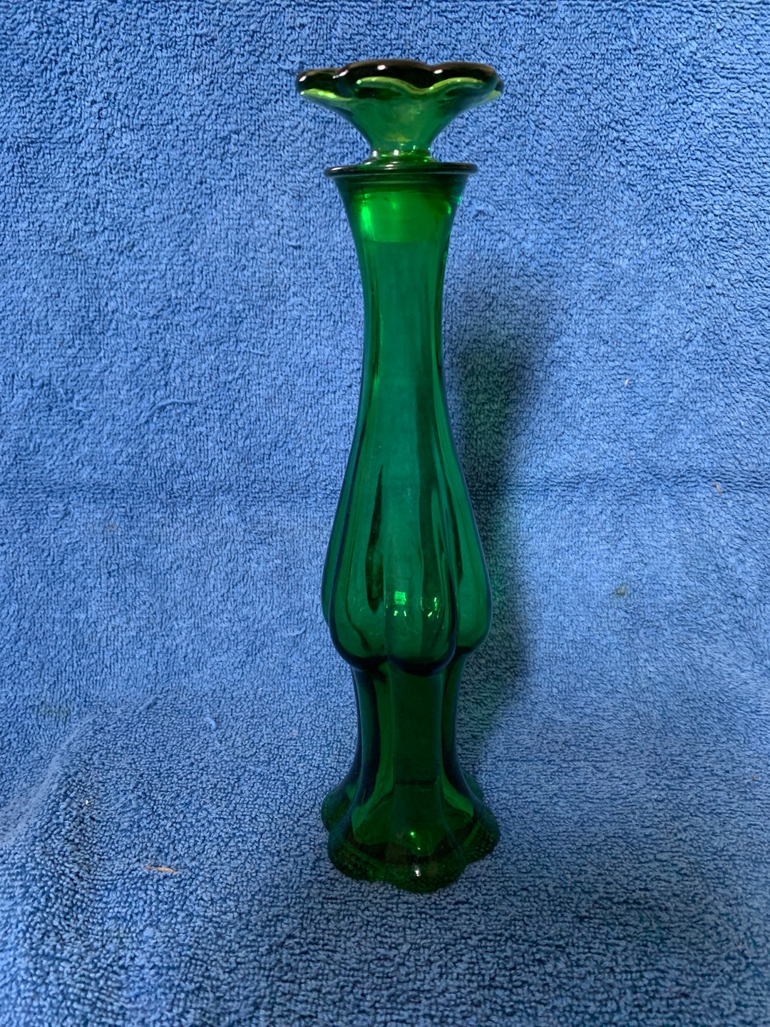 Avon Emerald Green1971 Vintage Bud Vase/ Bottle Excellent Condition - Etsy