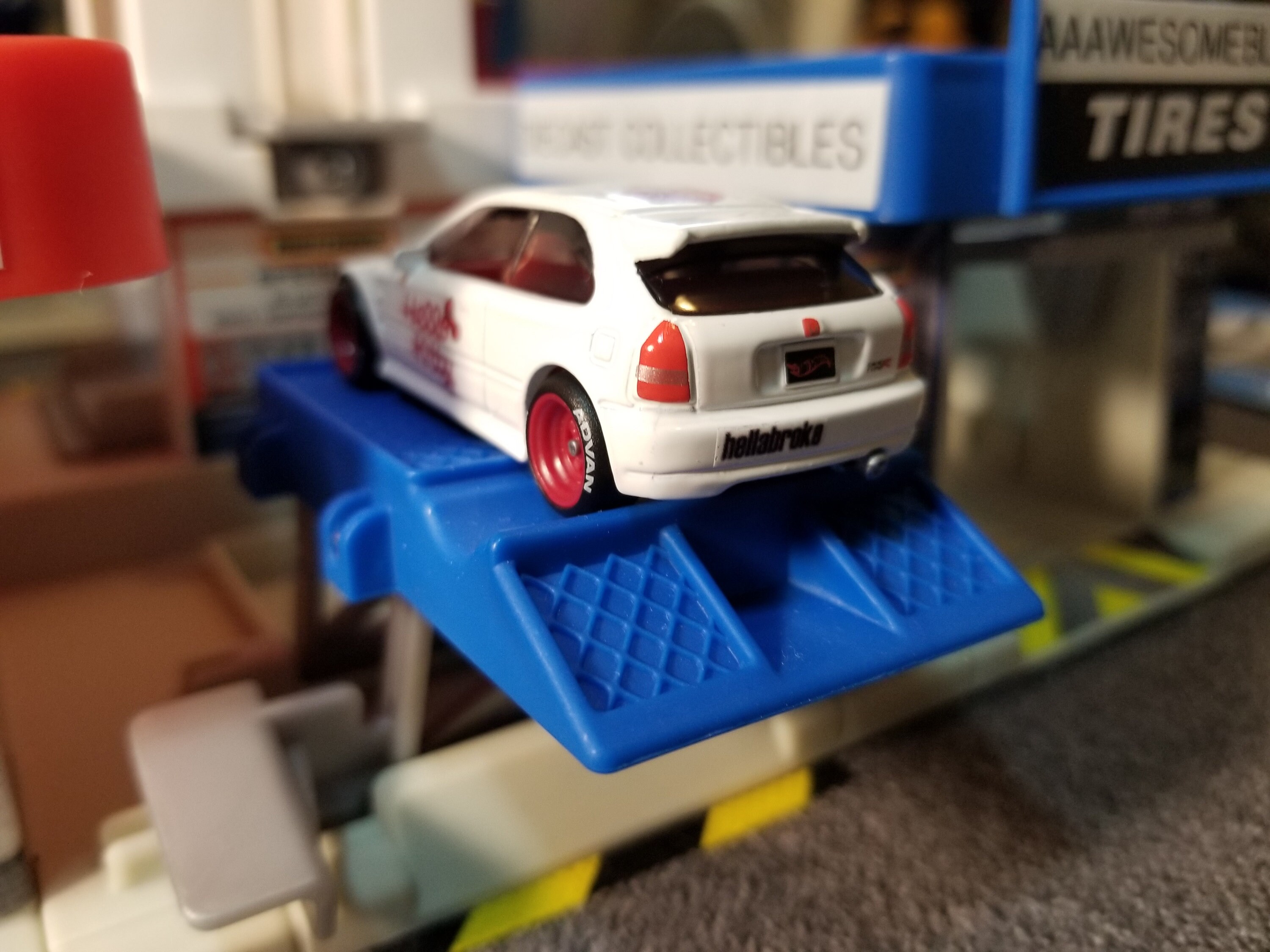 Custom Hot Wheels '99 Honda Civic Type R EK9 Hello Kitty Custom Wheel ...