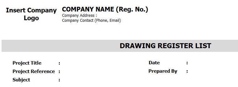 Drawing List Template - Etsy