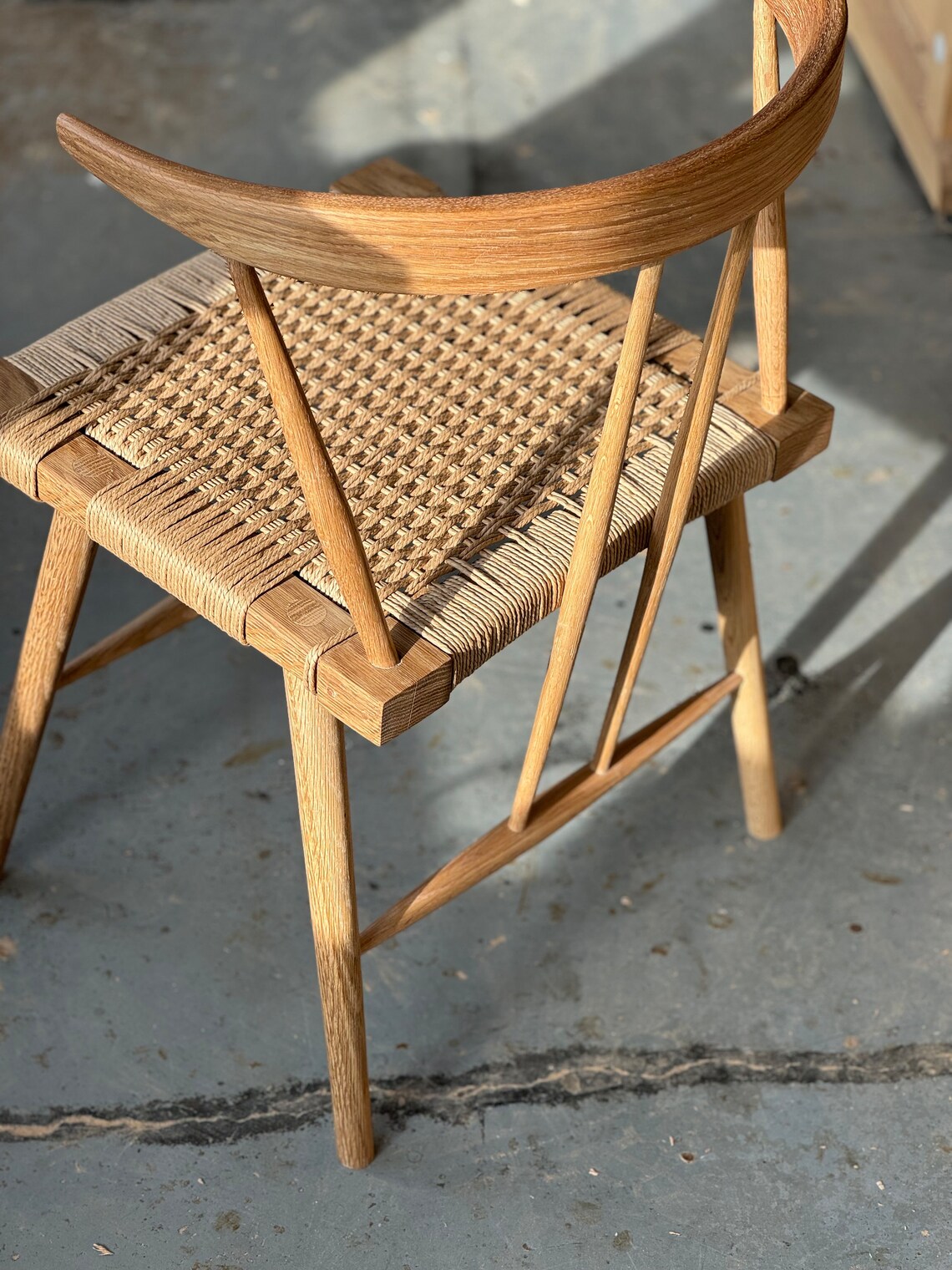 Danish Weave Japanese Style Dining Chair - Etsy