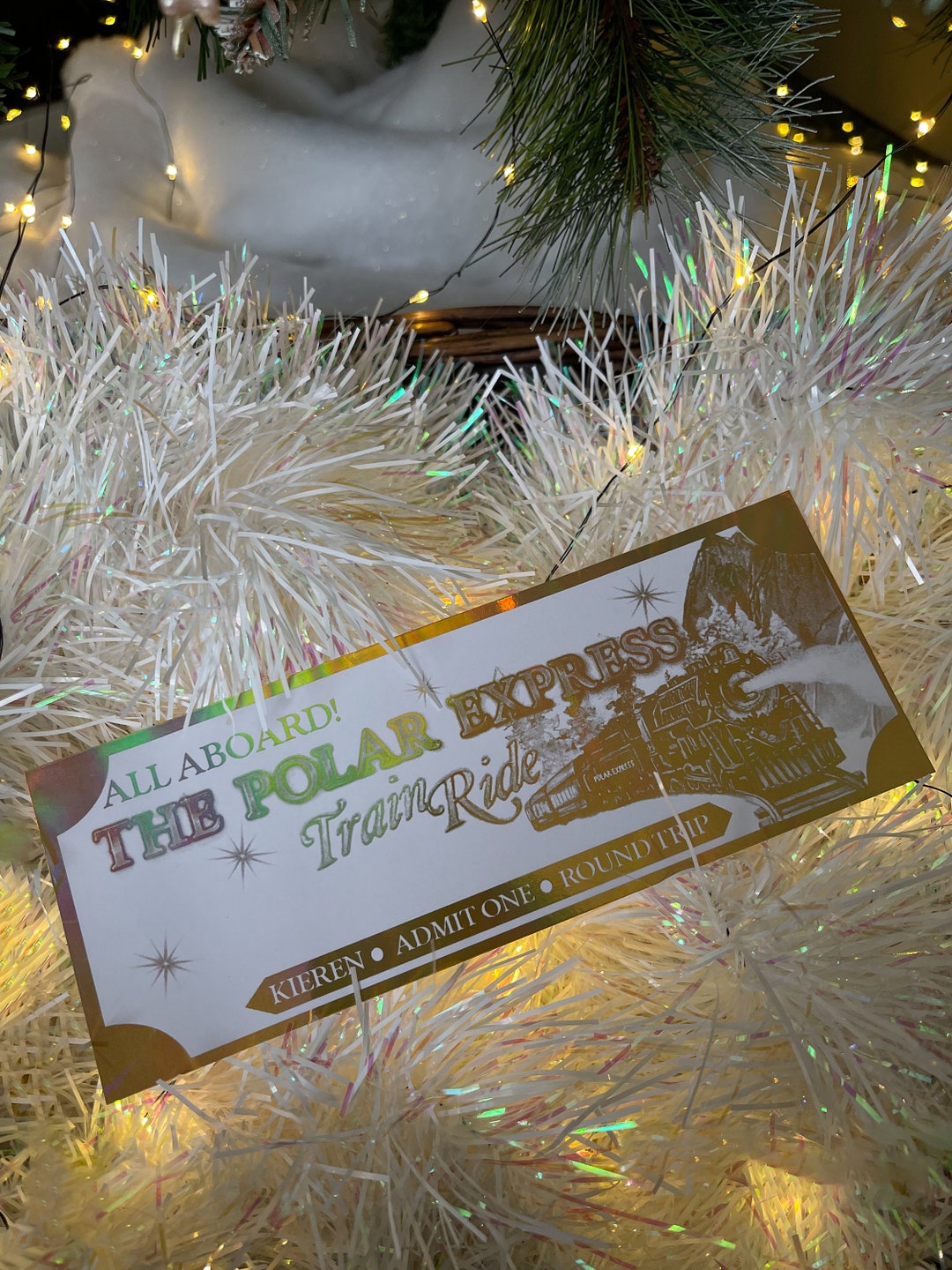 Personalised Theatre Ticket, Foiled Ticket, Event Ticket Voucher ...