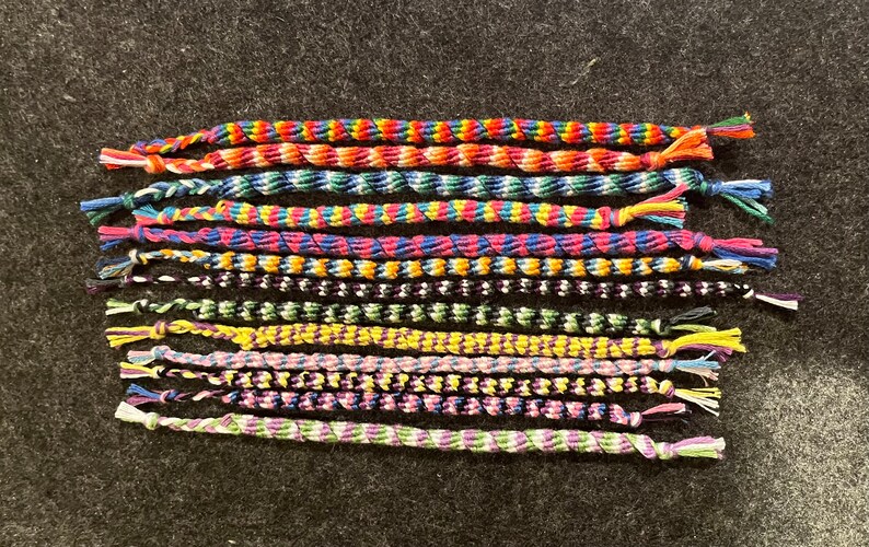 Pride Flag Friendship Bracelets - Etsy
