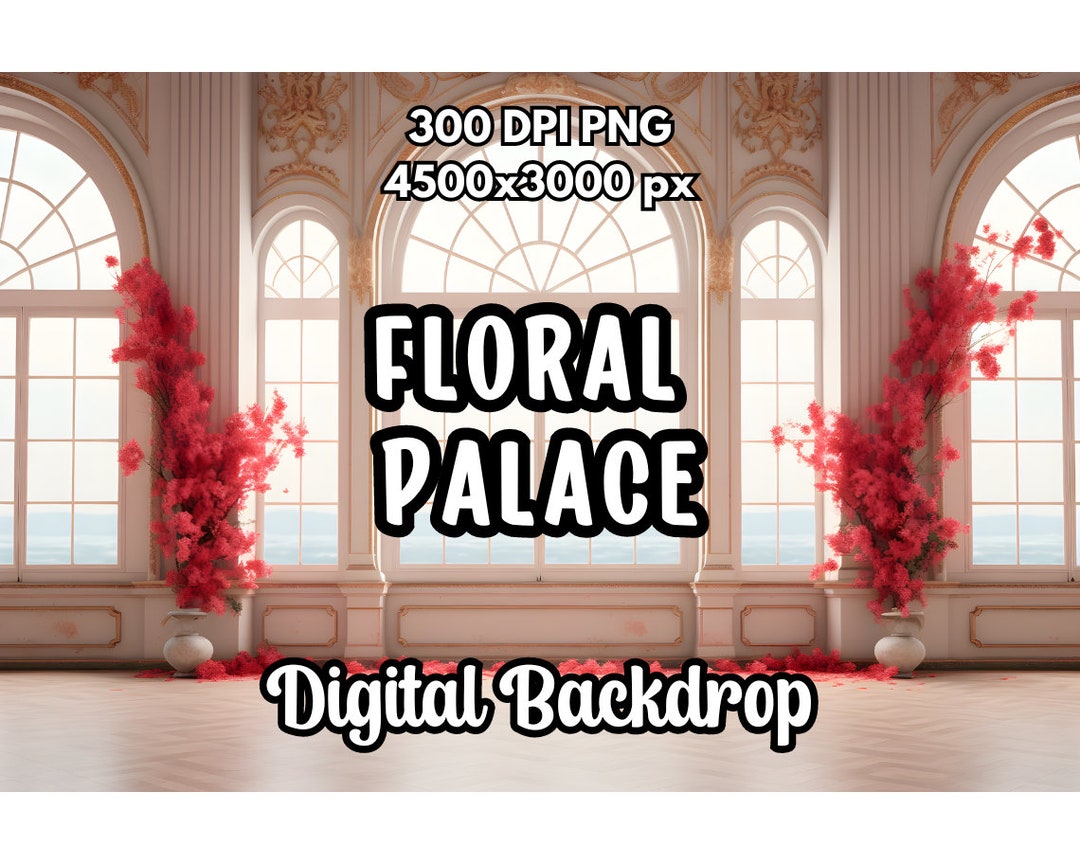 Digital Backdrop, Beautiful Palace Background for Photo Editing ...