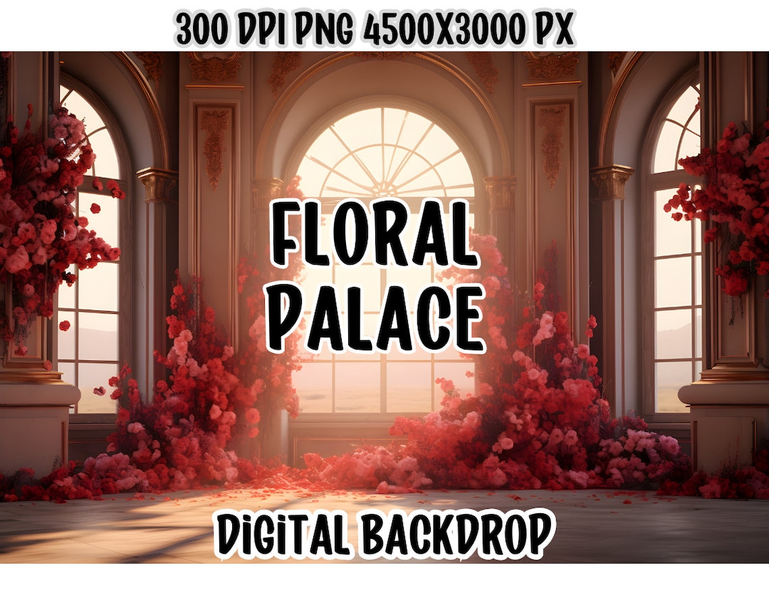 Digital Backdrop, Beautiful Palace Background for Photo Editing ...