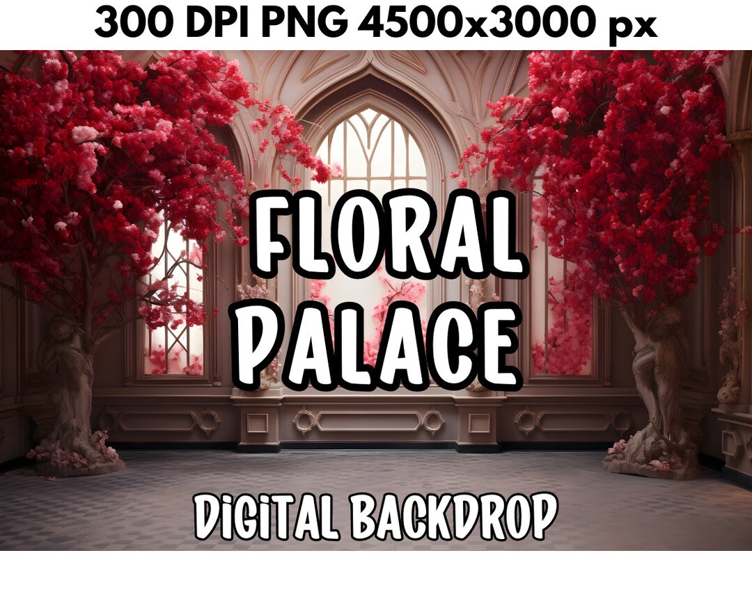 Digital Backdrop, Beautiful Palace Background for Photo Editing ...