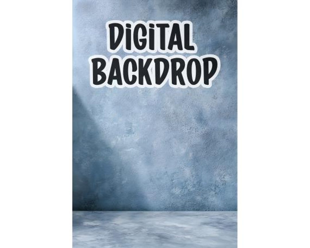 Digital Backdrop, Beautiful Blue Texture Background, Portrait Overlay ...