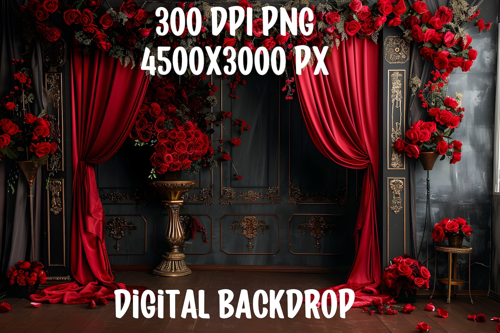 Digital Backdrop, Beautiful Room Background for Photo Editing ...
