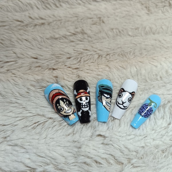 One Piece Nails - Etsy