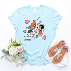 Max and Roxanne Shirt A Goofy Movie Shirt Disney Shirts Disney Family ...