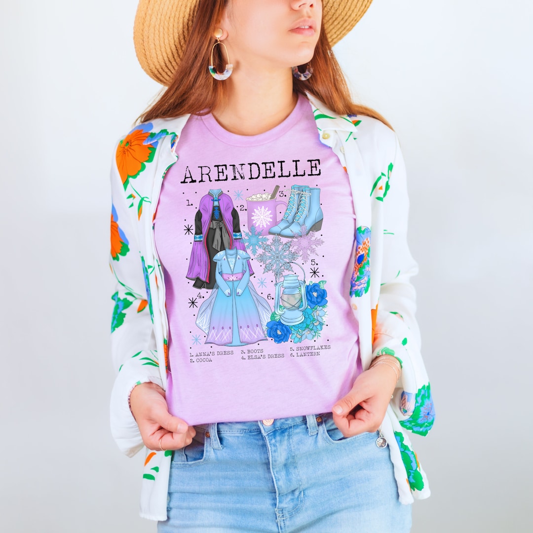 Arendelle Chart Shirt Frozen Shirt Anna Shirt Disney Shirts - Etsy
