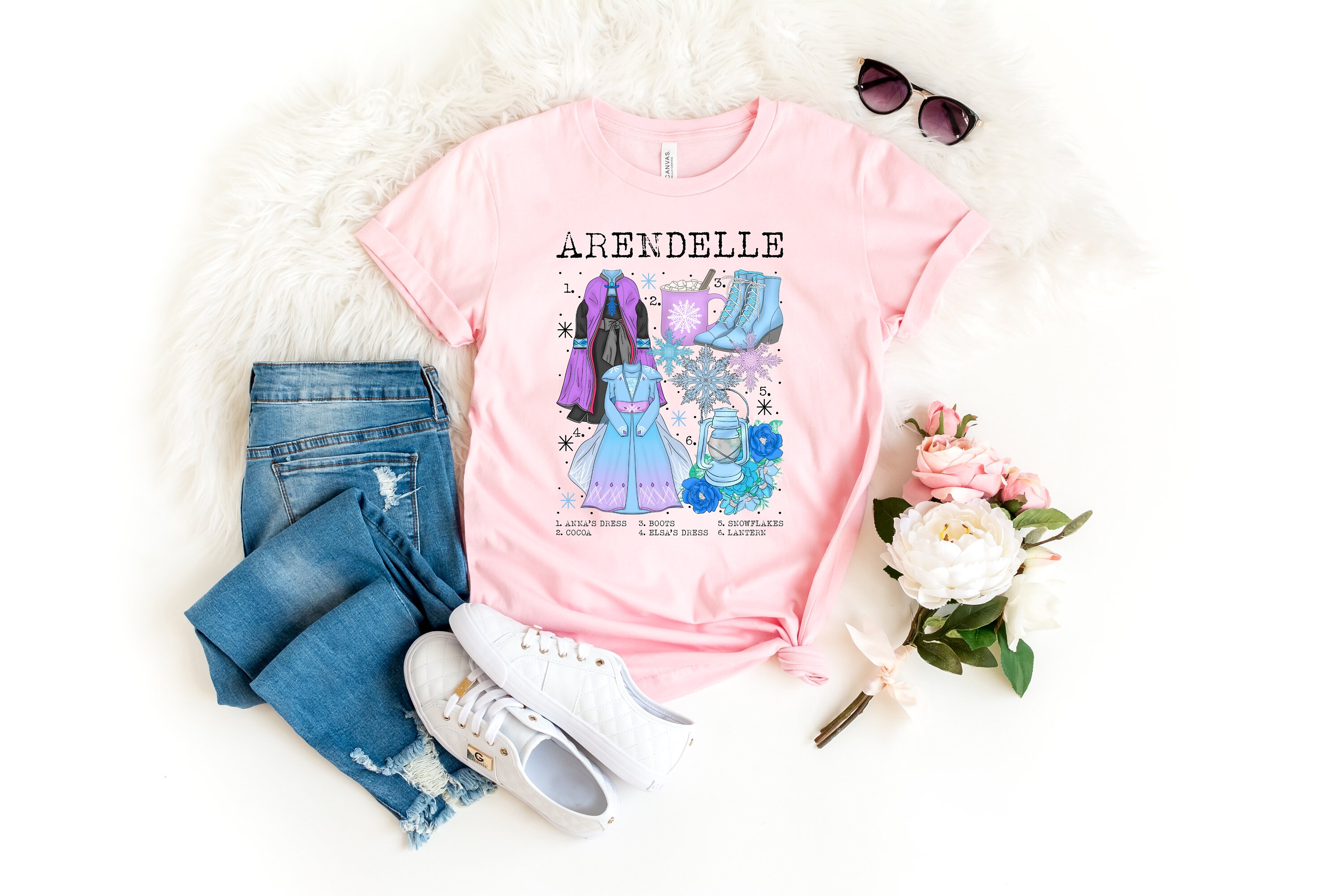 Arendelle Chart Shirt Frozen Shirt Anna Shirt Disney Shirts - Etsy