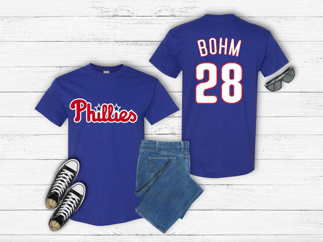 Phillies Alec Bohm Jersey T-shirt - Etsy