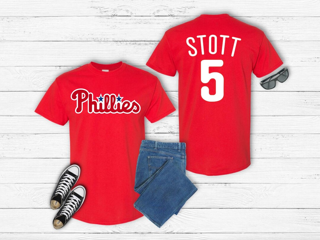 Phillies Bryson Stott Jersey T-shirt - Etsy