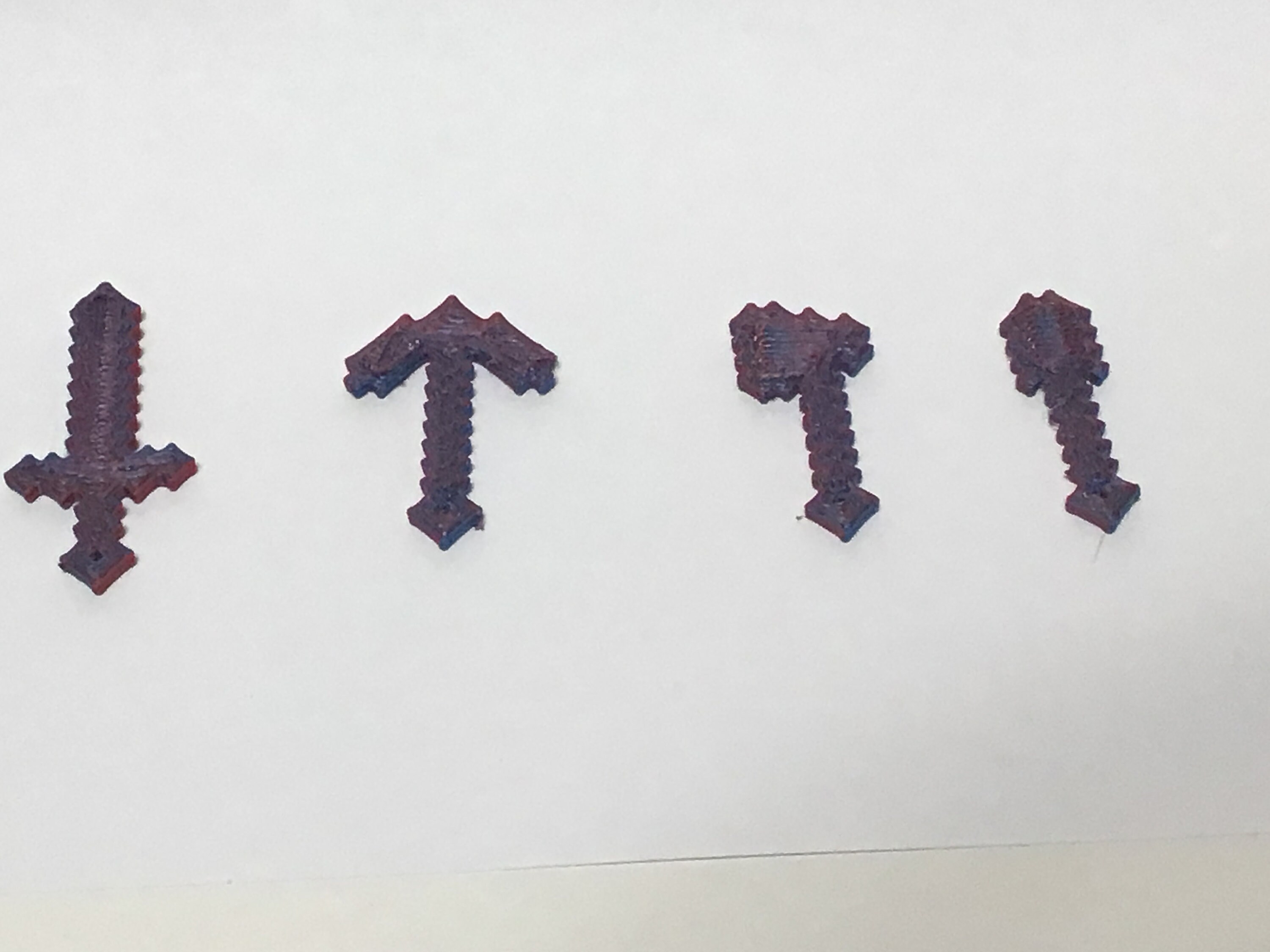 3D Printed Minecraft Tools - Etsy