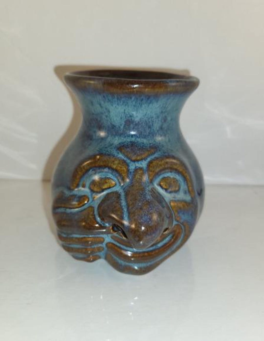 Blue Egg Separator Boogerboy Boris Aaargh Designs 2002 Pottery Maine ...