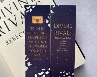 Divine Rivals Inspired Bookmarks Divine Rivals, Ruthless Vows Bookmarks ...