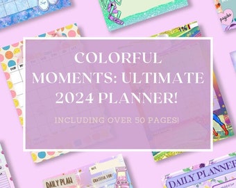 Printable 2024 ADHD Planner for Kids, Digital Planner, Printable ...