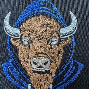 Buffalo Embroidery – Bold and Unique Boson Embroidery Pattern for ...