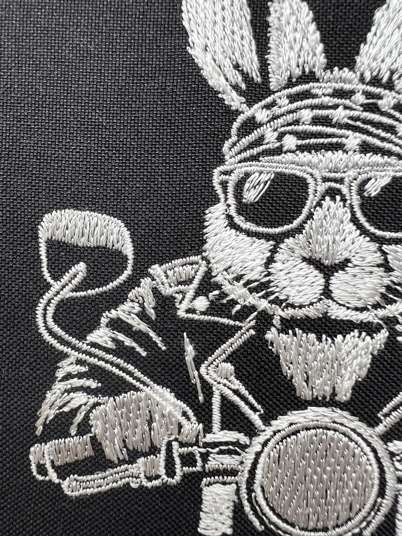 Cool Biker Bunny Embroidery Design – Brutal Hare With Sunglasses and ...