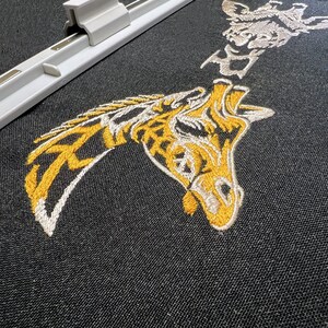 Stylized Giraffe Head Embroidery Design - Elegant African Animal Art ...