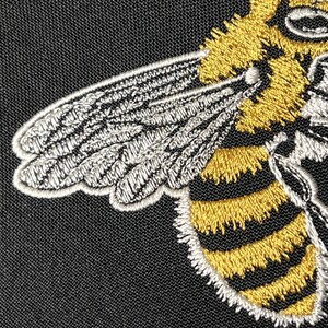 Royal Bee Embroidery Designs Bundle - Golden Honeybee for Dark Textiles ...
