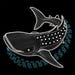 Whale Shark Embroidery Design – Marine Wildlife Pattern, Ocean-inspired ...
