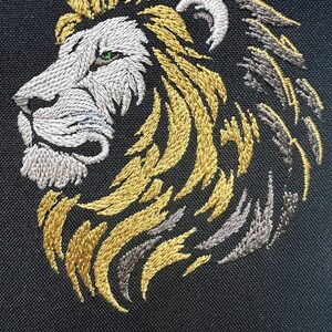 Royal Lion Head Embroidery Design - Majestic King of the Jungle for ...