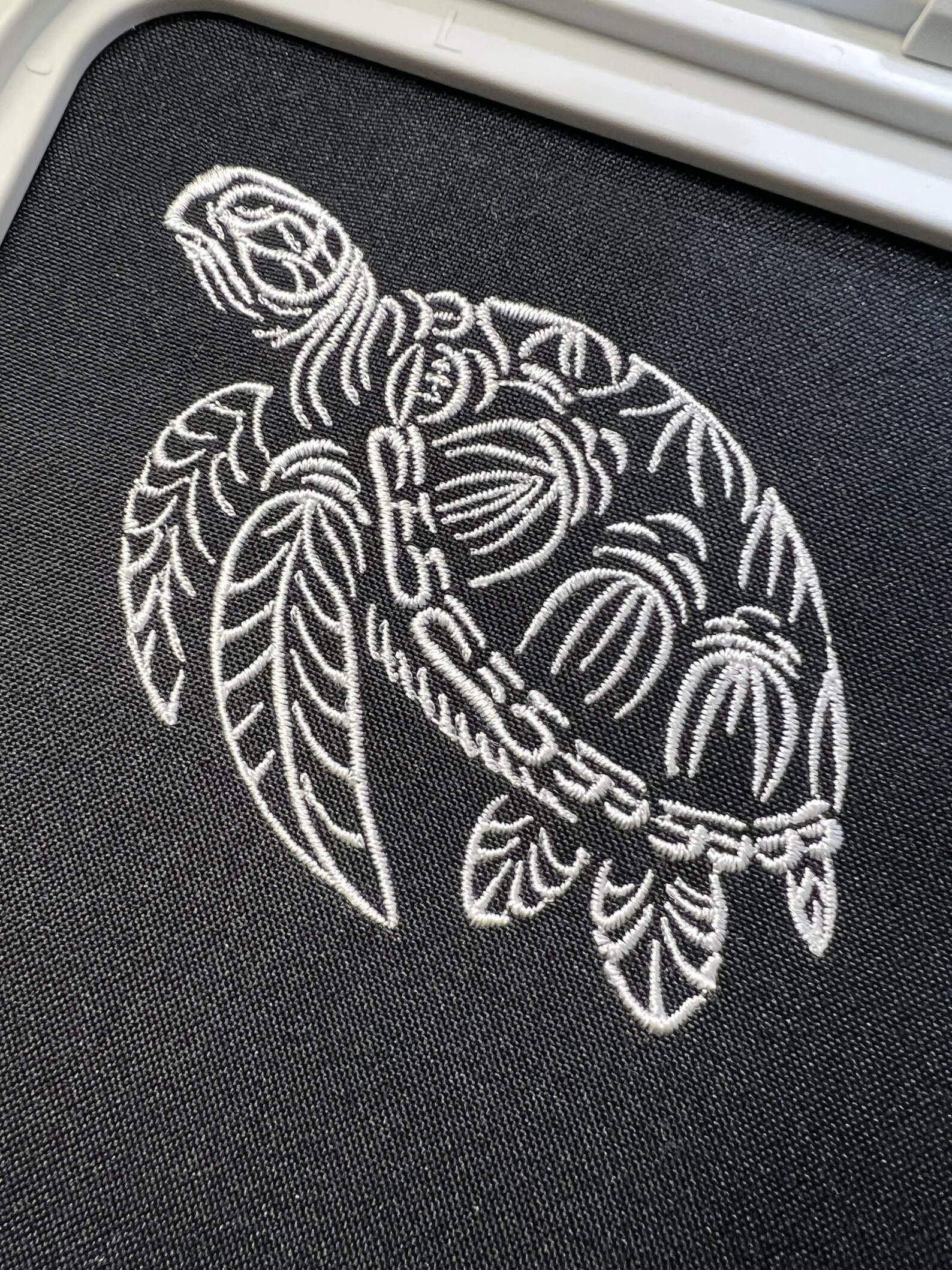 Tribal Granny Turtle Embroidery Design Oceanic Polynesian Style for ...
