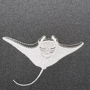 Graceful Stingray Embroidery Design - Oceanic Manta Ray Pattern for ...