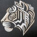 Geometric Tiger Head Embroidery Design - Abstract Feline Pattern for ...